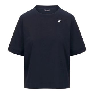 K-Way Femme, Tops, Bleu, Taille: 42 FR T-shirt en coton avec style K2148Ew