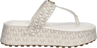 Michael Kors Koya Flip Flop - Femme - Chaussures - Blanc - Taille: 41 EU