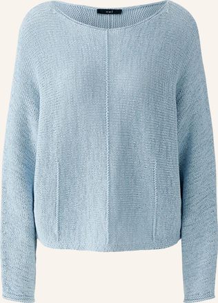 Oui Pullover blau