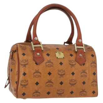 MCM Sac &agrave; main Pre-owned en plastique - Femme - Pre-owned - Brun - Taille: ONE Size