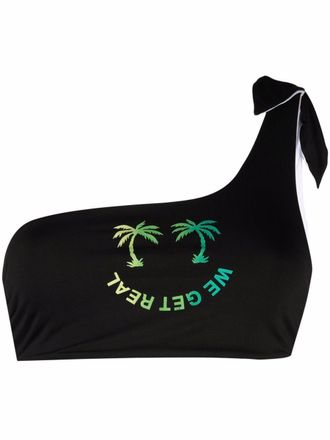 Diesel haut de bikini &agrave; une &eacute;paule - Noir