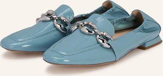 H&ouml;gl Lack-Loafer blau