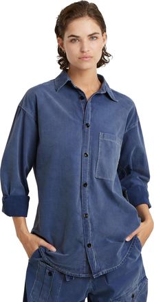 G-Star G-Star RAW Damen Relaxed Denim Overshirt, Blau (Faded ciel Blue gd D24344-D295-G335), XS