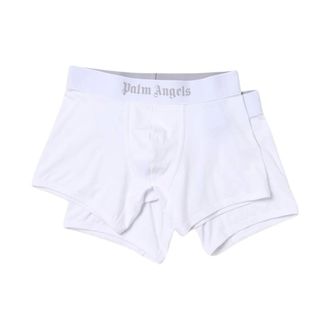 Palm Angels Homme, Sous-vêtements, Blanc, Taille: S Sous-vêtements en Mélange de Coton Blanc