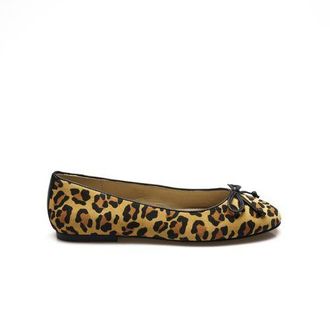 Lands End Ballerinas mit Schleife, Damen, Gr&ouml;&szlig;e:41H regular, Schwarz, Leder, by Lands End