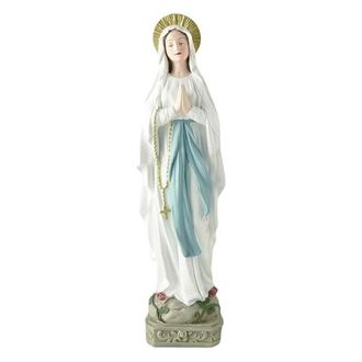 Generico Statue catholique de la Vierge Marie | D&eacute;coration religieuse | &Eacute;l&eacute;gante figurine catholique de la Vierge Marie - Pour maison, mariage, &eacute;glise, f&ecirc;te, s