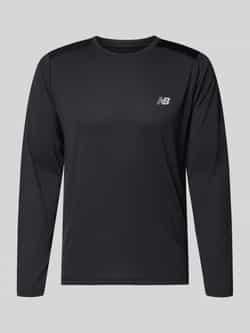 New Balance Funktionsshirt mit Rundhalsausschnitt und Logo