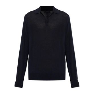 Sease Lasca Woll-Poloshirt - - Knitwear - Herren - Blau - M