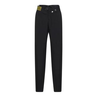 Maison Margiela Femme, Pantalons, Noir, Taille: 38 FR Reverse Waistband Pantalons