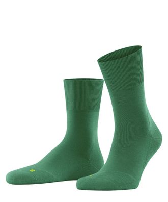 Falke Unisex Socken Run U So Baumwolle Funktionsmaterial einfarbig 1 Paar, Gr&uuml;n Tourmaline 7618, 37-38