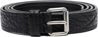Prada G&uuml;rtel - Black Leather Belt - Gr. 85 - in Schwarz - f&uuml;r Damen