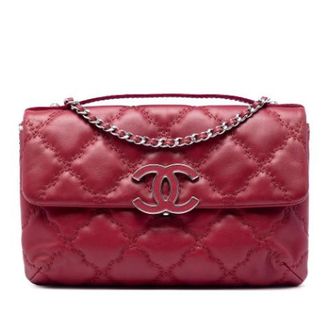 Chanel Pre-owned Hamptons Flap - - Pre-owned - Damen - Rot - ONE SIZE