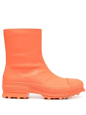 Camperlab bottines Traktori en cuir - Orange