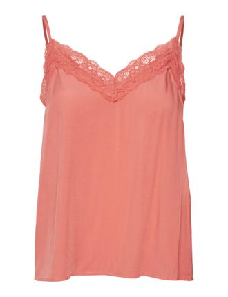 Vero Moda Vmrusk Lace Singlet Top WVN Ga