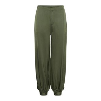 Part Two Tapered Hosen - - Trousers - Damen - Gr&uuml;n - L
