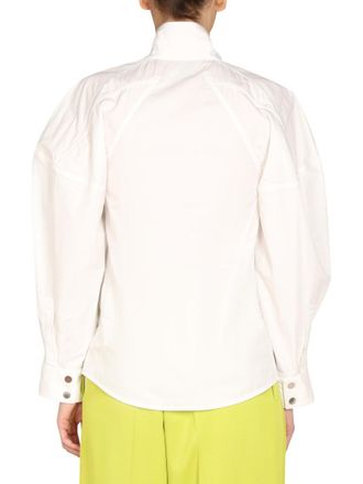 Bottega Veneta Relaxed Fit Cotton Shirt - White