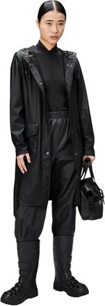 Rains Femme, Manteaux, Noir, Taille: 40 FR Trench-coat
