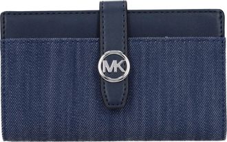 Michael Kors Blaue Stoffb&ouml;rse