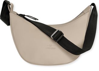 Johnny Urban Crossbody Bag Damen & Herren Beige - Rory - Half Moon Bag Design - Schultertasche im Halbmond Stil - Halbrunde Tasche mit verstellbarem Gurt - Wassera