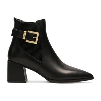 Kazar Schwarze Stiefel mit einem Slip-On-Obermaterial - - Shoes - Damen - Schwarzk - 38 EU
