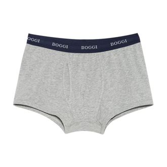 Boggi Milano Homme, Sous-v&ecirc;tements, Gris, Taille: M Boxers en jersey de coton stretch