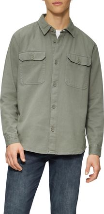 QS by s.Oliver Overshirt aus gewaschenem Twill