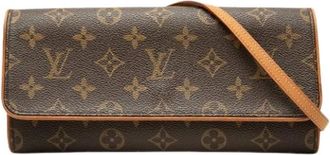 Louis Vuitton Pre-owned Pochette Twin GM - Femme - Pre-owned - Brun - Taille: ONE Size