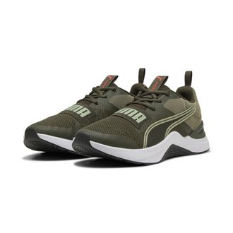 Puma Unisex Prospect Crosstrainer, Dark Olive Lux Army Glowing Red, 42.5 EU