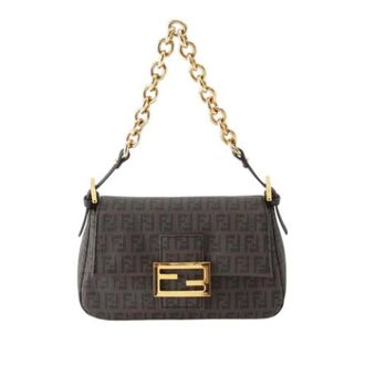 Fendi Sac bandouli&egrave;re vintage Pre-owned en PVC - Femme - Pre-owned - Brun - Taille: ONE Size