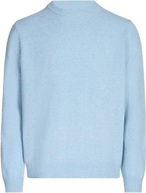 Samsøe & Samsøe Merino Wollpullover - Blau
