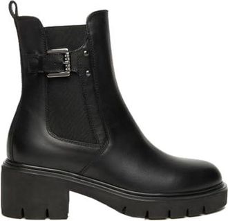 Nero Giardini I514814D Bottines Chelsea Femme en Cuir - Noir 41 EU