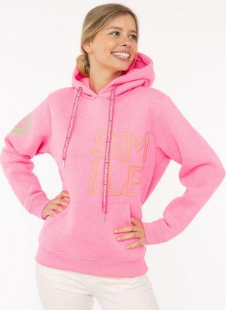 Zwillingsherz Hoodie Alissa 2.0 mit SMILE Stickerei vorne und hinten