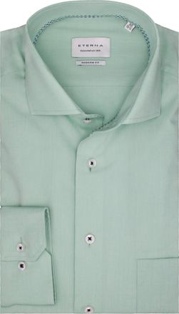 Eterna Modern Fit Hemd Langarm Uni Minze Gr&ouml;&szlig;e 42