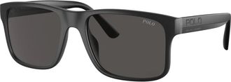 Ralph Lauren unisex, Accessoires, Noir, Taille: 57 MM Lunettes de soleil g&eacute;om&eacute;triques