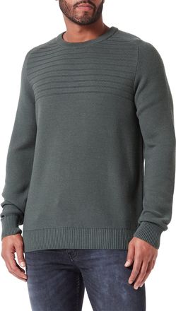 Bugatti Herren Pullover mit Rundhals-Ausschnitt in Regular Fit