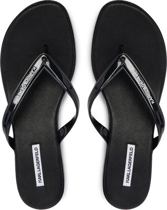 Karl Lagerfeld Zehentrenner KARL LAGERFELD Jelly Heel KL83006 Schwarz