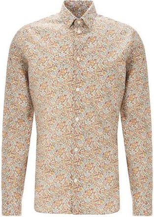 Au Printemps Paris Chemise imprimée liberty en coton