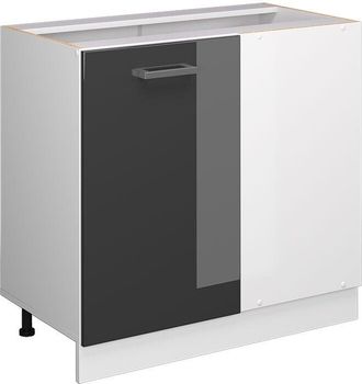 Vicco Meuble dangle R-Line, Anthracite Haute brillance, 86 cm sans plan de travail Vicco