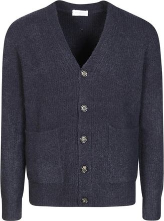 Paolo Pecora Homme, Pulls, Bleu, Taille: L Cardigan Style Anglais
