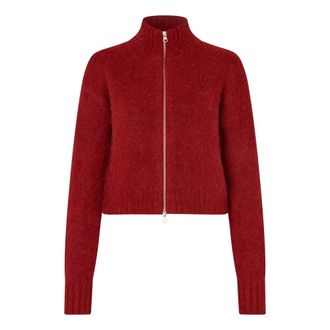 Sams&oslash;e & Sams&oslash;e Sajeanne Cardigan - - Knitwear - Damen - Rot - XS
