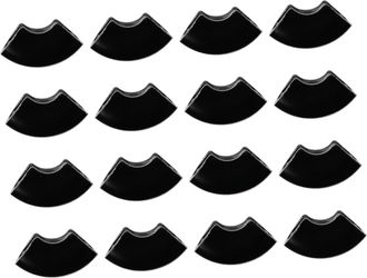 OSALADI 16 Stück Teiliges U förmige Stuhl Tischbeinschoner aus Gummi rutschfeste Schutzkappen für Eisenmöbel Bodenschoner gegen Kratzer und Geräusche Passend 