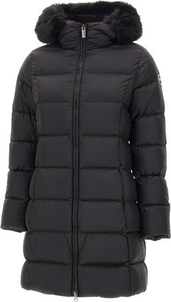 Colmar Femme, Manteaux, Noir, Taille: 38 FR Deluxe Long Down Jacket