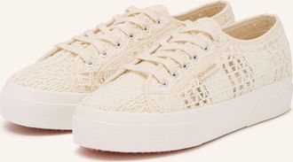 Superga Sneaker 2740 Platform Crochet beige