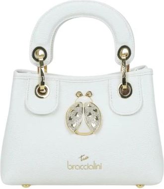 Braccialini Femme, Sacs, Blanc, Taille: ONE Size Beth Jewels Small Handbag