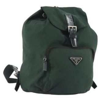Prada Pre-owned Vintage Backpack - - Pre-owned - Damen - Gr&uuml;n - ONE SIZE
