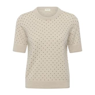 Part Two Rundhals-Strickware - - Knitwear - Damen - Beige - L