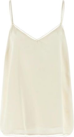 Fabiana Filippi Femme, Tops, Blanc, Taille: 36 FR Satin Lingerie Top