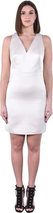 Elisabetta Franchi Femme, Robes, Blanc, Taille: 42 FR Abito in duchesse