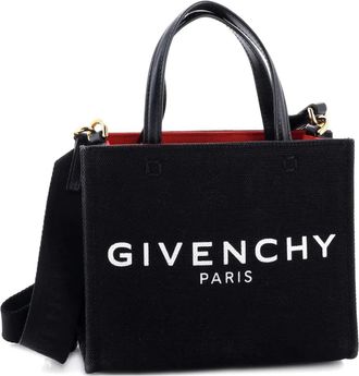 Givenchy G- Canvas Mini tote bag - Noir