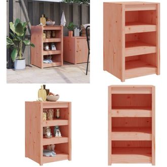 vidaXL Armoire de cuisine dextérieur 55x55x92 cm bois massif douglas - Meuble De Cuisine Extérieur - Armoire De Cuisine Extérieure - Cuisine Dété - Meuble